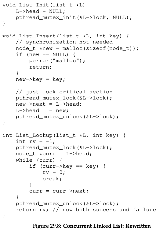 Lock Based Concurrent Data Structures